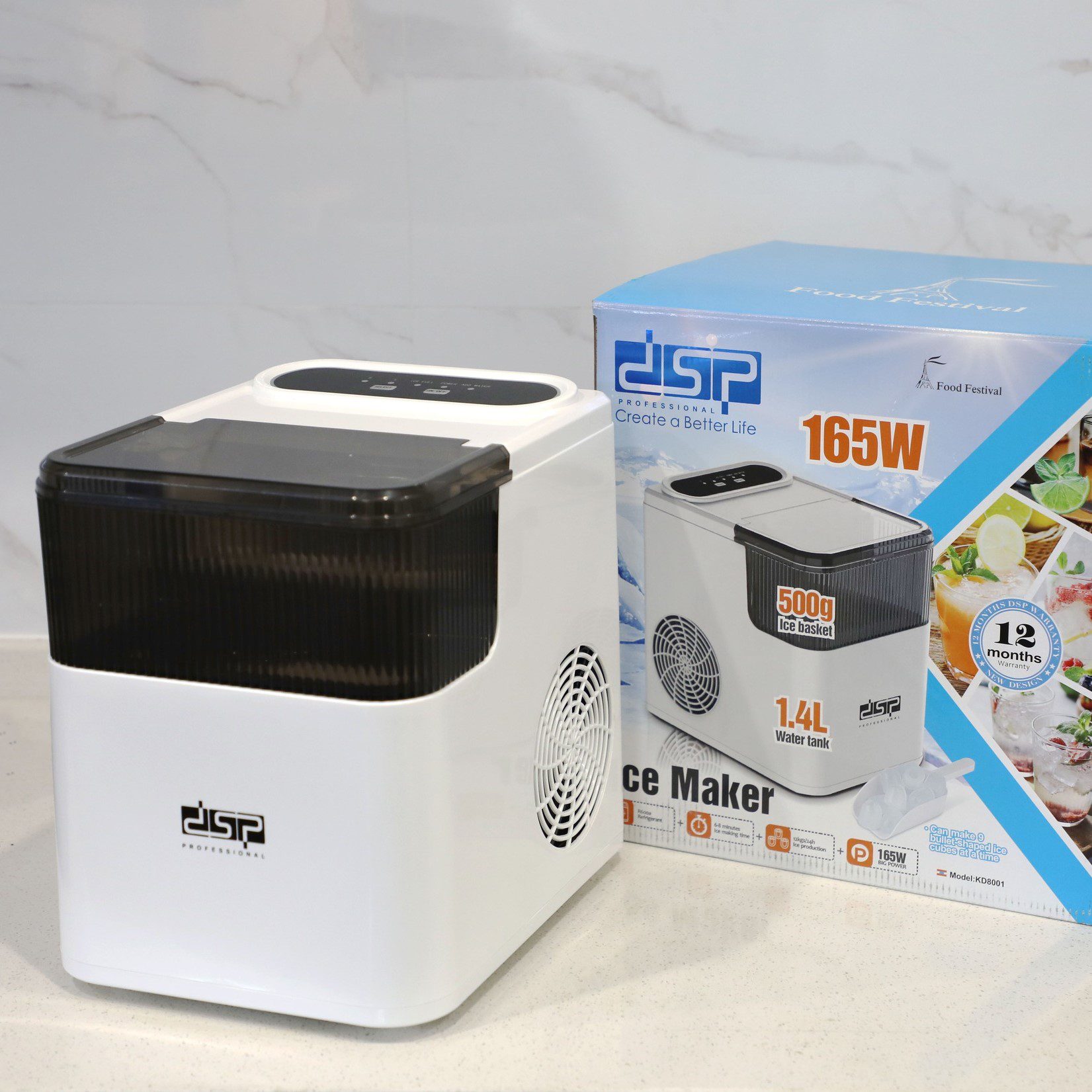 صانعة ثلج منزلية Dsp Ice Maker Machine - عالم المنتجات